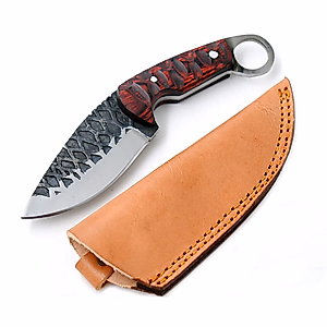 Wild Turkey Handmade Heavy Duty High Carbon Fixed Blade Hunting Knife