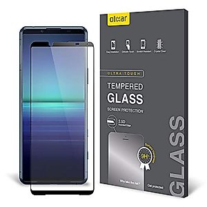 Olixar Screen Protector for Sony Xperia 5 II, Tempered Glass - Reliable Protection, Supports Device Features - Full Video Installation Guide