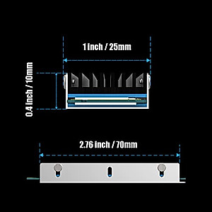 GLOTRENDS M.2 Heatsink M.2 Screws PS5 Installation Desktop PC Installation, fit for 2280 M.2 PCIe NVMe 4.0/3.0 SSD