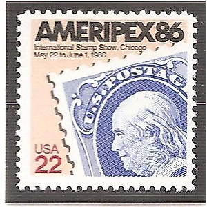 Postage Stamps U.S. Ameripex 86 Scott 2145 MNH