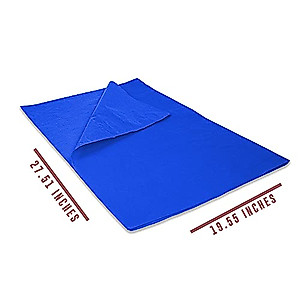 Lytio 100 Sheets Tissue Paper Aegean Blue Perfect for Gift Bags, Packing, Floral DIY Crafts (100 pcs, Aegean Blue)