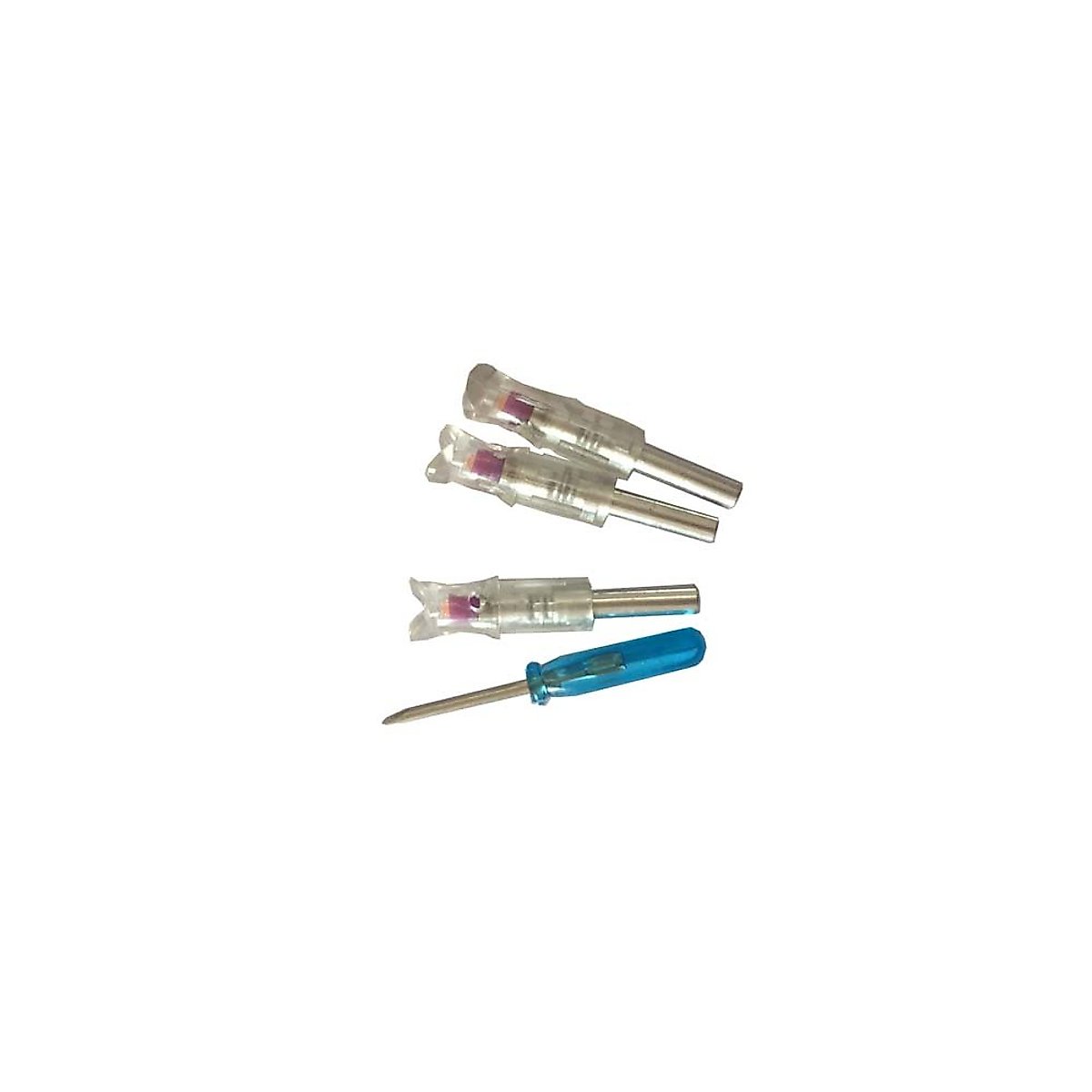 JIEXI HWYP Automatically Bow String Activated Lighted Crossbow Arrow Nocks Pack of 6 (Purple)