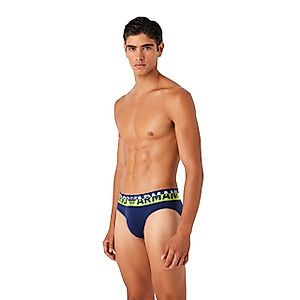 Emporio Armani Men's Megalogo Brief, Ink