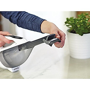 BLACK+DECKER dustbuster AdvancedClean Cordless Handheld Vacuum, Powder White (HVLA325J10)