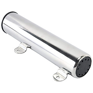 Amarine Made Boat Marine Fishing Stainless Steel Side Mounted Transom Mounted Rod Holders with Weld Brackets (2-Pack)