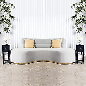 LUSUOWLZ 2 Pack Chairside Narrow End Table with Drawer, Solid Wood Recliner Side Table with Storage Shelf, Slim Nightstand Bedside Table for Bedroom, Black