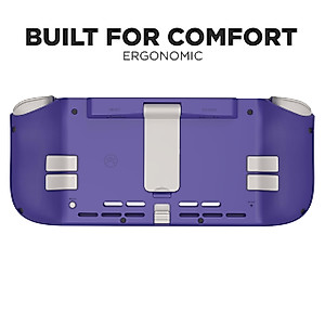 CRKD Nitro Deck Limited Edition with Carry Case - Professional Handheld Deck with Zero Stick Drift for Nintendo Switch and Switch OLED (Retro Purple - Nostalgia Collection)