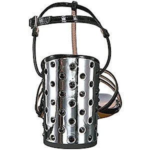 Marc Jacobs Women's Sheena Strap Sandal Heeled, Black, 38.5 M EU (8.5 US)