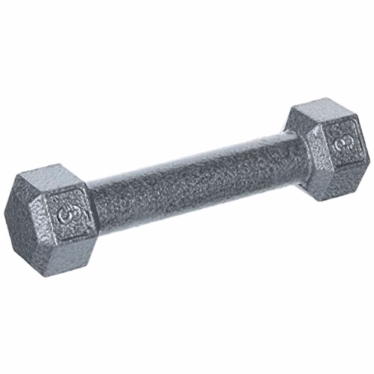 Weider 3 Lb. Cast Iron Hex Dumbbell, Black