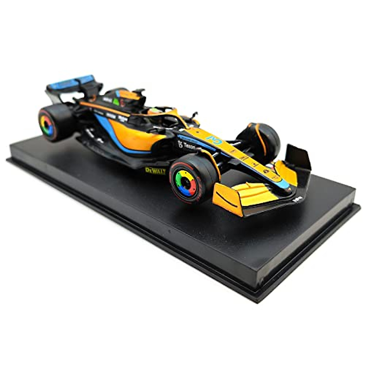 JODIYAAH 1:43 2022 F1 McLaren MCL36 #3 Daniel Ricciardo #4 Lando Norris Alloy Luxury Vehicle Diecast Cars Model Toy (2022 MCL36 #3 Hardcover)