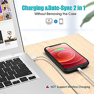 Battery Case for iPhone 12/12 Pro,[6800mAh] Protective Portable Charging Case Rechargeable Charger Case Extended Battery Pack for Apple iPhone 12/12 Pro (6.1inch)