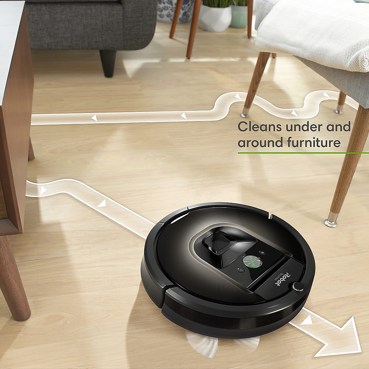 iRobot Roomba 981 Robot Vacuum-Wi-Fi Connected Mapping, Works with Alexa, Ideal for Pet Hair, Carpets, Hard Floors, Power Boost Technology, Black