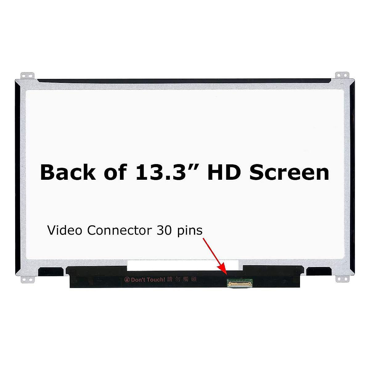 SCREENARAMA New Screen Replacement for Dell Latitude 13 3300 3310 P95G (30pin Non-Touch HD 1366x768) LCD LED Display with Tools