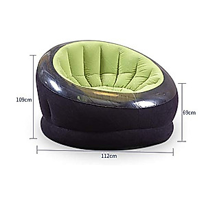 DLOETT Creativity Inflatable Leisure Chair, Portable Indoor and Outdoor Lazy Stool Inflatable Chair