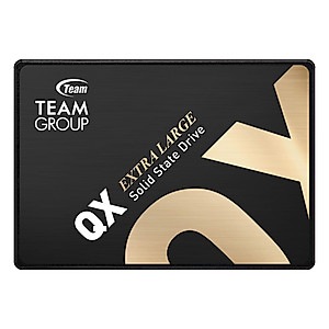 TEAMGROUP QX 2TB 3D NAND QLC 2.5 Inch SATA III Internal Solid State Drive SSD (Read/Write Speed up to 560/500 MB/s) 690TBW Compatible with Laptop & PC Desktop T253X7002T0C101