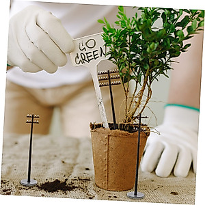 Asakkura 30 pcs for Train Railroad Early Telegraph Telephone Scenery Educational Traffic Layout Railways Diorama Architecture DIY Model Models Scene Adorns Miniature Decoration Accessories