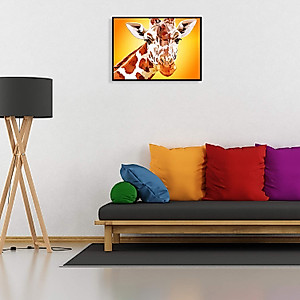 SENWANG Diamond Painting Kits for Adults 5D DIY Full Drill by Number Round Crystal Rhinestone Embroidery Arts Craft for Home Wall Decor 11.8"x 15.75"Giraffe