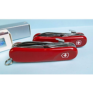 Victorinox Swiss Army Multi-Tool, Evolution S14 Pocket Knife, Red ,85mm