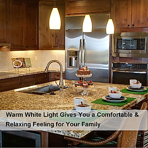 Vinaco E11 Bulb, JDE11 120v 75w Halogen Light Bulbs T4 E11 Bulb with E11 Mini Candelabra Base, High Output 1150lm E11 Halogen Bulb, 4PCS E11 Light Bulb with Warm White