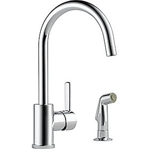 Peerless Precept Single-Handle Kitchen Sink Faucet with Side Sprayer, Chrome P199152LF