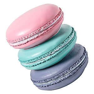 Keebgyy Food Shoe Changing Stool, Simulated Food Stool, Cute Soft Simulated Food Stool, Soft Resin Retro Fun Ingenious Decorative Low Food Shoe Changing Stool for Home, Lightweight(Sweetheart Cookie)