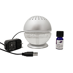 EcoGecko Little Squirt Essential Oil Diffuser, Silver