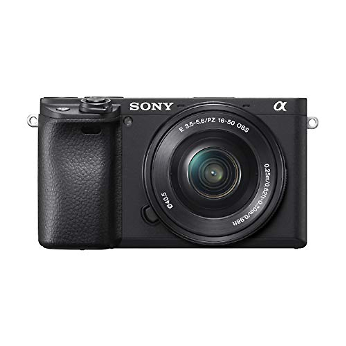 Sony Alpha a6400 Mirrorless Camera: Compact APS-C Interchangeable Lens Digital Camera with Real-Time Eye Auto Focus, 4K Video, Flip Screen & 16-50mm Lens - E Mount Compatible Cameras - ILCE-6400L/B