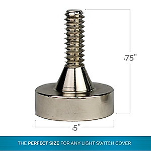 Savvy Home Magnetic Key Rack (2 Pack) | Key Holder for Light Switch | Smart Modern Design for Keychain Rings, Car Keys, Key FOBs | Easy Installation