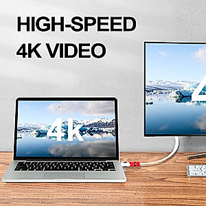 Tainston Flat High Speed HDMI Cable (40 Feet) Support 4K 2160P,3D,1080P,Audio Return Channel