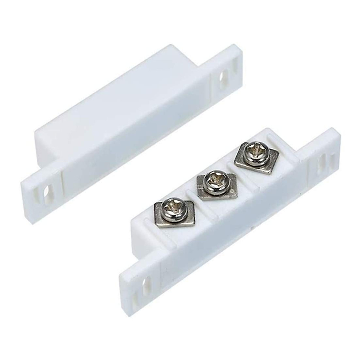 bnafes 4Sets Magnetic Reed Switch Normally Open Closed NC NO Door Alarm Window Security/Magnetic Door Switch/Magnetic Contact Switch/Reed Switch for GPS,Alarm or Other Device