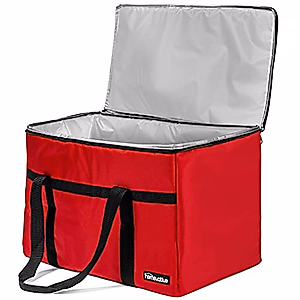 Homevative XL Insulated Food & Grocery Delivery Bag - For Catering, Restaurants, Delivery Drivers, etc