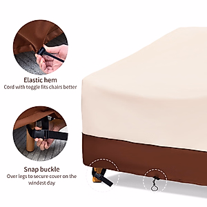 Bestalent Patio Furniture Covers Waterproof,Outdoor Sofa Covers for Loveseat Fits up to 58W x 32.5D x 31H inches