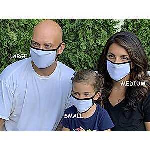 3dRose Zodiac Signs - Image of Blue Libra Sign for September and October - Face Masks (fm_255486_2)