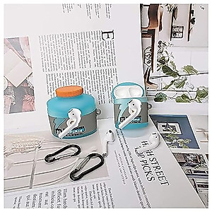 Compatible with Airpods Pro Case, 3D Cartoon Silicone Drinking Funny Cute Cool Shockproof Protective Pods Pro Cases Cover Skin Shell for Girls Boys Kids Teens Women