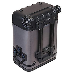 Evolution Outdoor EVO Leak Proof Rolling Cooler 25 Quart, 16x 12x 22in. Insulated Cooler Bag with ABS Molded Top, 8 Accessory Loops, Retractable 4-Stage Handle