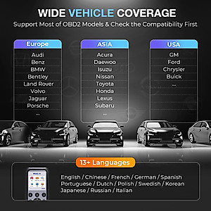 2024 Autel ML629 OBD2 Scanner ABS SRS Engine Transmission Diagnoses OBD II Full Functions Upgraded Version of AL519/AL619/ ML619 for DIYers Professionals