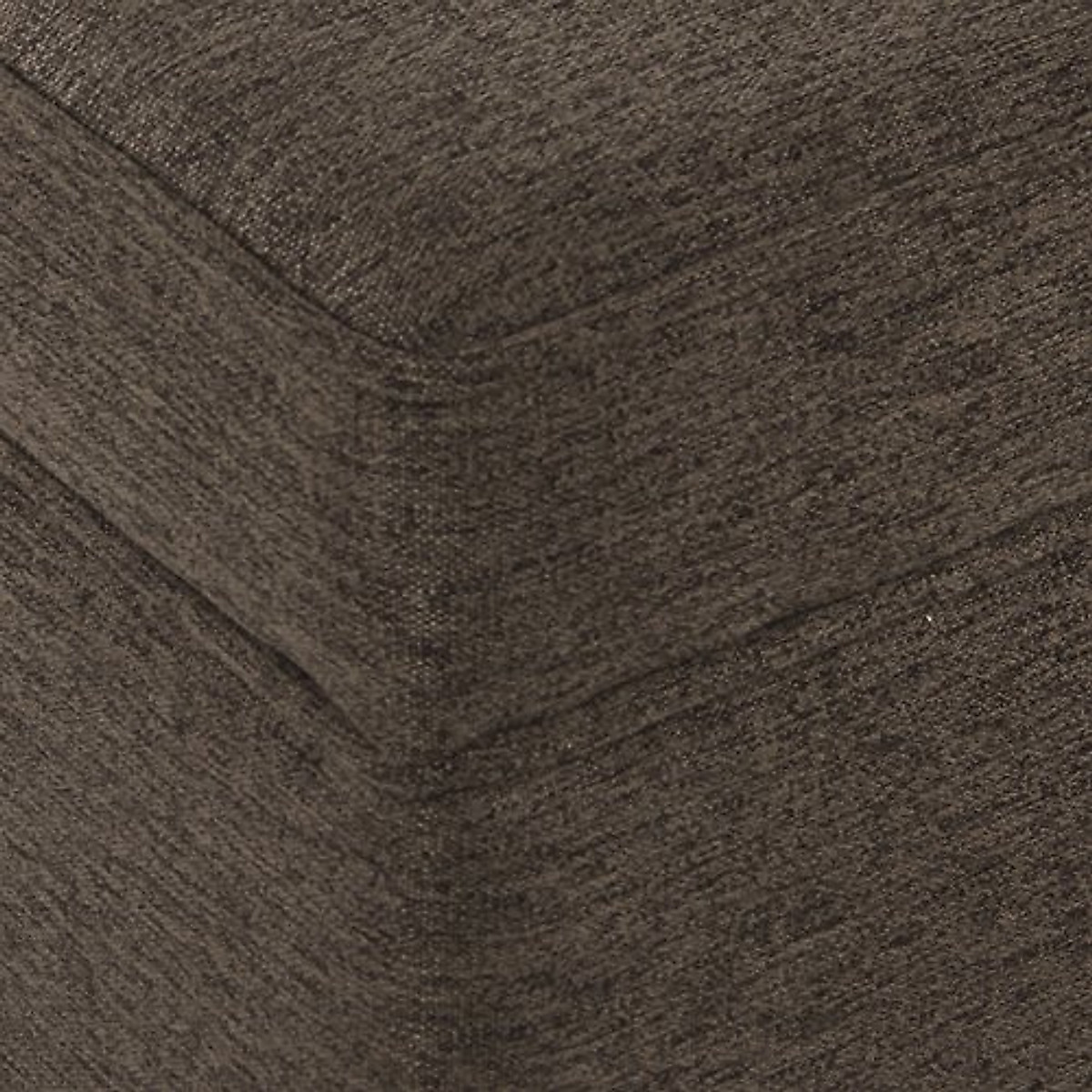 Spatial Order Home Decor | Dinah Collection Modern Storage Ottoman | Ottoman with Storage for Living Room & Bedroom (Brown)