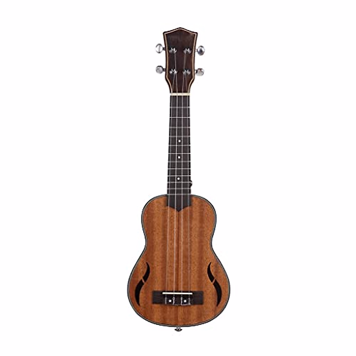 LMMDDP 21 Inches Ukulele Mahogany Wood Acoustic Guitar Mahogany Fingerboard Neck Hawaii 4 String Guitar
