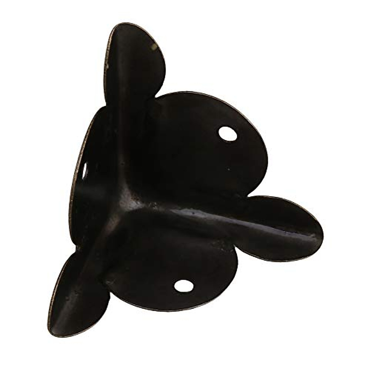 BQLZR Corner Ornament 24x24mm Vintage Bronze Metal Decorative Corner Bracket for Box Pack of 20