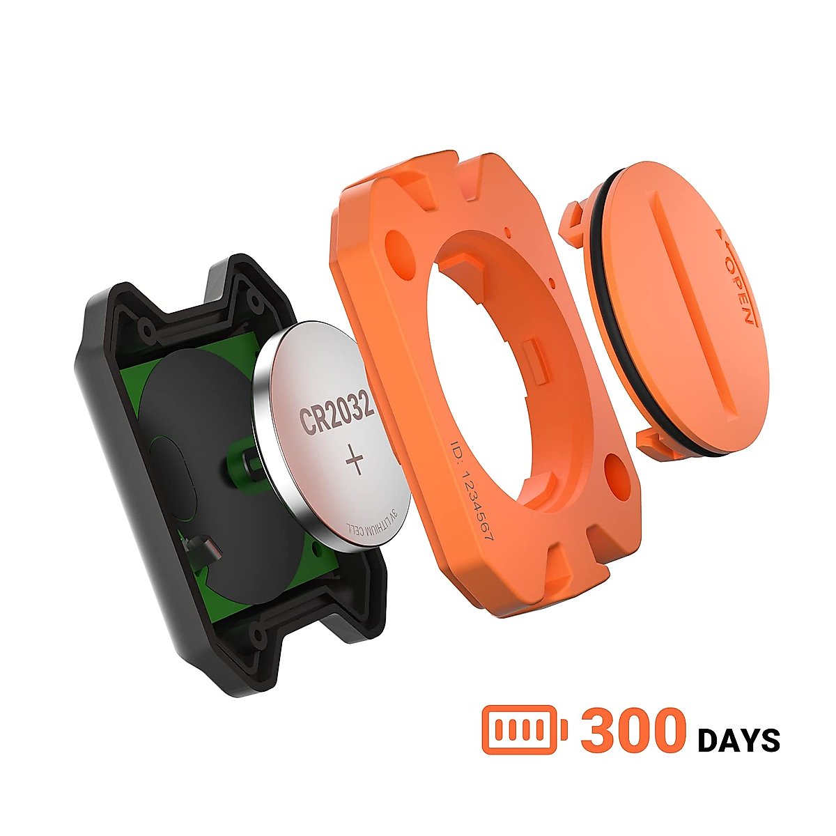 moofit Cadence Sensor Bluetooth/ANT+ IP67 Waterproof Wireless RPM Cycling Spin Bike Cadence Sensor for Wahoo/Zwift/OpenRider/Endomondo/TacX/TrainerRoad (MooFit app Unavailable)