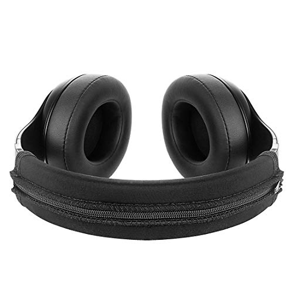 Geekria Headband Cover Compatible with Beats Studio 3, Studio 2 Headphones, Head Cushion Pad Protector, Replacement Repair Part, Sweat Cover, Easy DIY Installation No Tool Needed (Black)