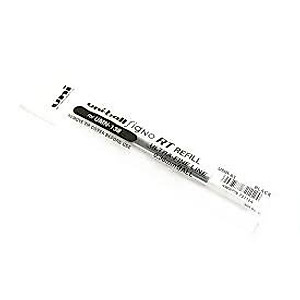 Uni-ball Signo RT Rubber Grip & Click Retractable Ultra Micro Point Gel Pens -0.38mm- Black Ink-3 Pens & 3 Pens Refills - Value Set