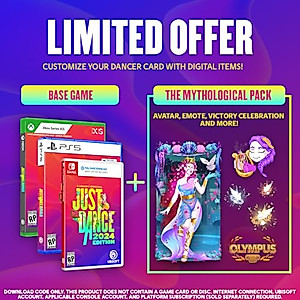 Just Dance 2024 Edition - Amazon Exclusive Bundle | PlayStation 5 (Code in Box & Ubisoft Connect Code)