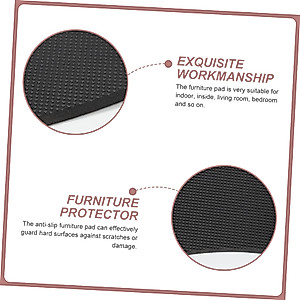 Zerodeko Anti-Slip Mat for Recliner Rubber Gripper Pad Pads for Swivel Chair Rubber Furniture Gripper Pad Recliner Rubber Pad Non Slip Furniture Pads Furniture Stoppers Round Floor Chair