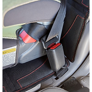 Cheekie Monkie Super Seat Protection Mat, Auto Seat Protector (Seat Cover) with Waterproof Material, Extra Strength Non-Slip Backing, and Sturdy Foam Pads Fits Most Vehicles