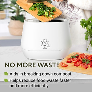 Impresa Kitchen Composter Set for Lomi Kitchen Composter & Other Electric Composter Models - Impresa Two 0.5lb Bags for Lomi Charcoal Refills + 45 Accelerator Tablets - Impresa Kit for Lomi Composter