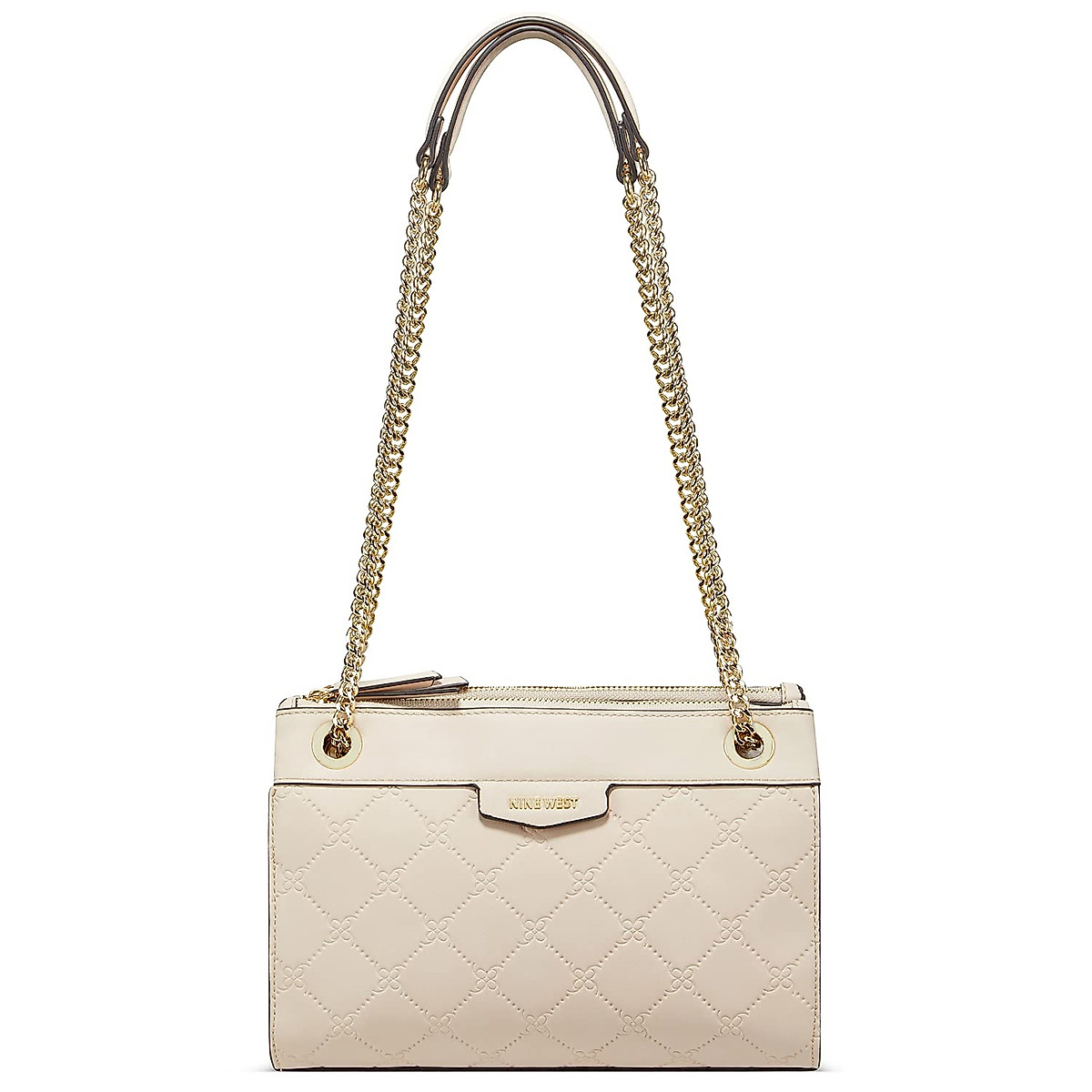 Nine West Women's Cara A-List Crossbody Cross Body Bag - Buff