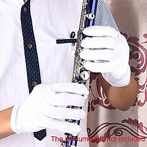 ASNOMY 5PCS Flute Cleaning Kit Set with Cleaning Cloth Stick Screwdriver Gloves,1 Large Cleaning Cloth