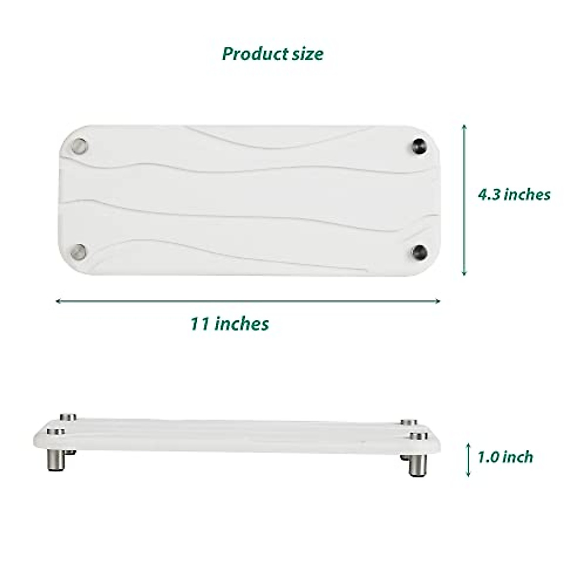 NiuYichee Sink Caddy Instant Dry Kitchen Sink Organizer Sponge Holder, Water Absorbent Diatomite Coasters, Water Absorbing Stone Used For Hand Soaps & Brushes & Toiletries In the Modern Home