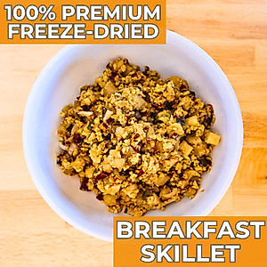 Nutristore Freeze-Dried Breakfast Skillet | Emergency Survival Bulk Food Storage Meal | Perfect for Everyday Quick Meals and Long-Term Storage | 25 Year Shelf Life | USDA Inspected (1-Pack)